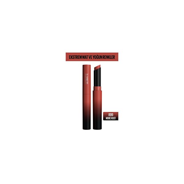 L’Oréal Paris Color Sensational Ultimatte Mat Ruj- 899 More Rust Kırmızı L’Oréal Paris Color Sensational Ultimatte Mat Ruj- 899 More Rust Kırmızı