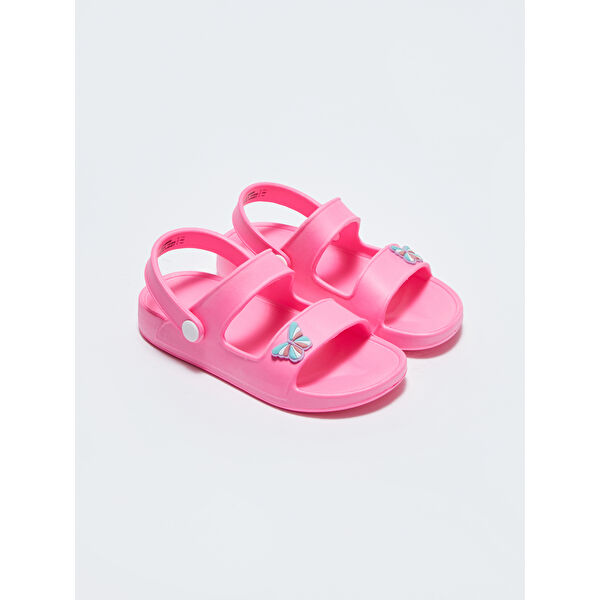 Çift Bantlı Toka Kapamalı Kız Çocuk Sandalet