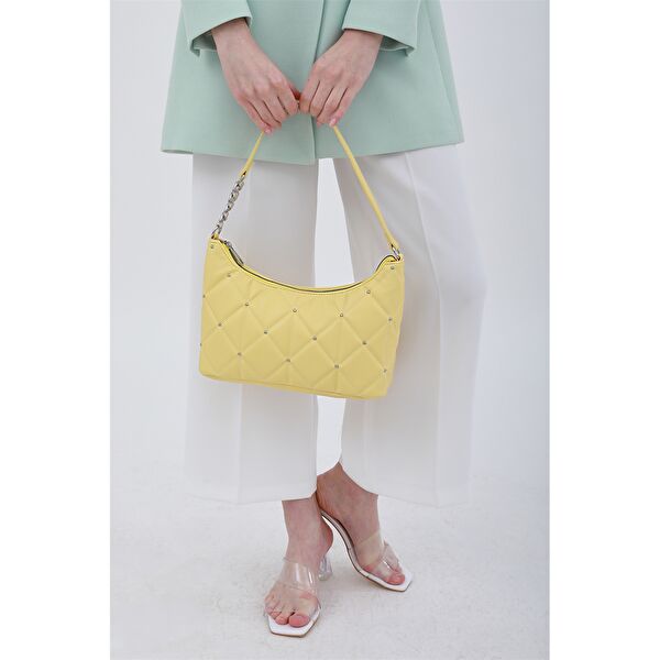 Madamra Zincirli Kapitone Kadın Omuz Çantası