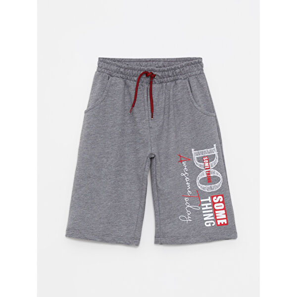 Breeze Beli Lastikli Baskılı Erkek Çocuk Şort