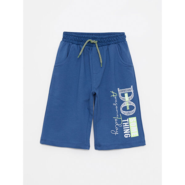 Breeze Beli Lastikli Baskılı Erkek Çocuk Şort