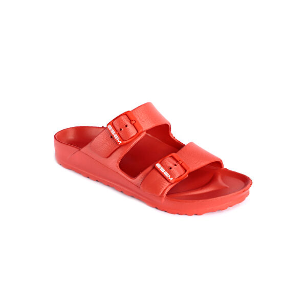 Esem Çift Bantlı Toka Detaylı Kadın Terlik