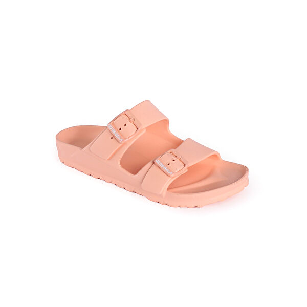 Esem Çift Bantlı Toka Detaylı Kadın Terlik