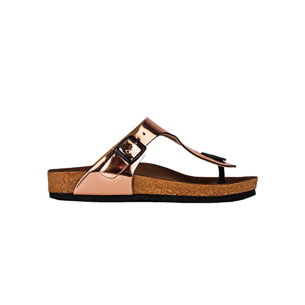 Toka Detaylı Parmak Arası Kadın Terlik