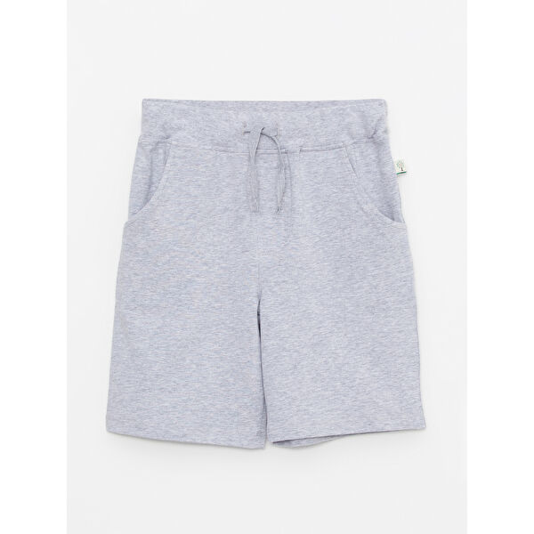 Beli Lastikli Basic Organik Pamuklu Erkek Çocuk Şort Beli Lastikli Basic Organik Pamuklu Erkek Çocuk Şort