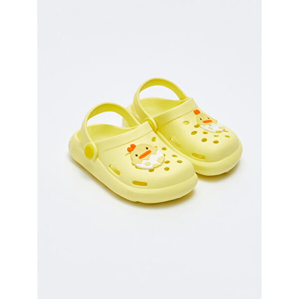 Baskılı Kız Çocuk Plaj Sandaleti Baskılı Kız Çocuk Plaj Sandaleti