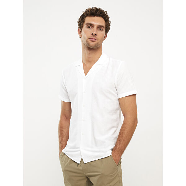 Regular Fit Kısa Kollu Erkek Gömlek