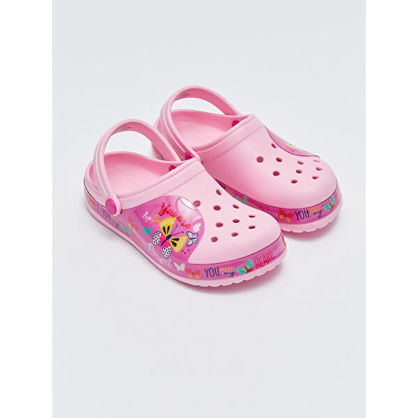 Baskılı Toka Detaylı Kız Çocuk Plaj Sandaleti Baskılı Toka Detaylı Kız Çocuk Plaj Sandaleti