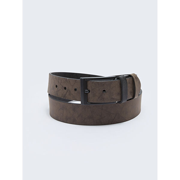 Deri Görünümlü Erkek Kemer