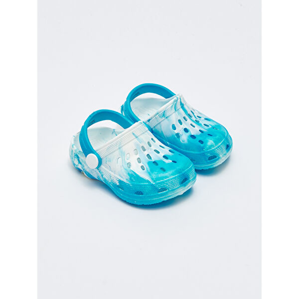 Batik Desenli Erkek Bebek Plaj Sandaleti