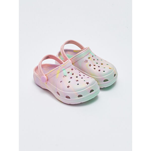 Çok Renkli Kız Bebek Plaj Sandaleti