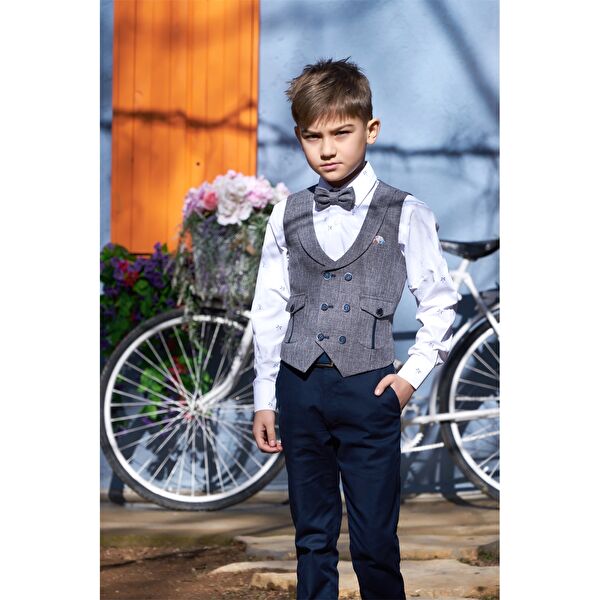 Erkek Çocuk Yelekli Takım Erkek Çocuk Yelekli Takım