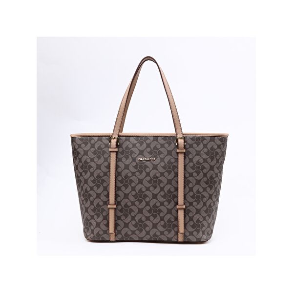 Monogram Baskılı Kadın Kol Çantası Monogram Baskılı Kadın Kol Çantası