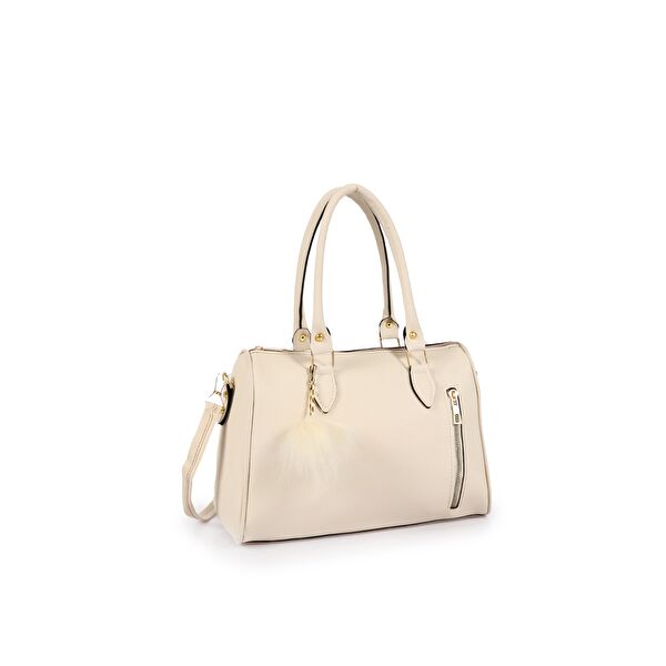 Deri Görünümlü Kadın Omuz Çantası