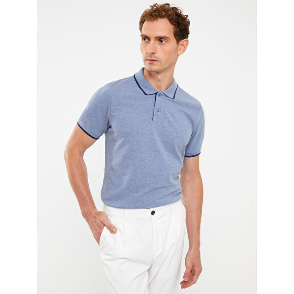 Polo Yaka Kısa Kollu Pike Erkek Tişört