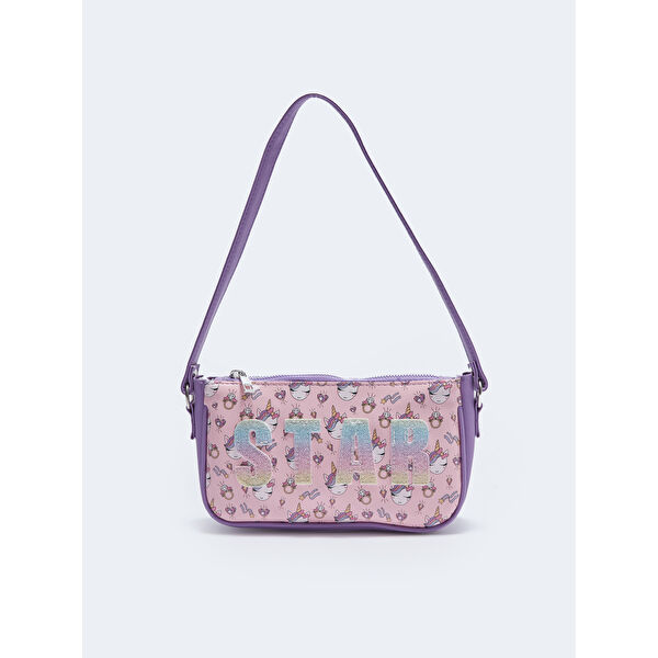 Baskılı Kız Çocuk Baget Çanta