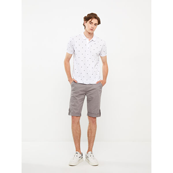 Standart Kalıp Erkek Bermuda Şort Standart Kalıp Erkek Bermuda Şort