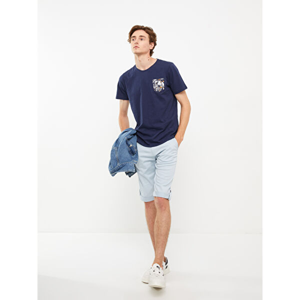 Standart Kalıp Erkek Bermuda Şort Standart Kalıp Erkek Bermuda Şort