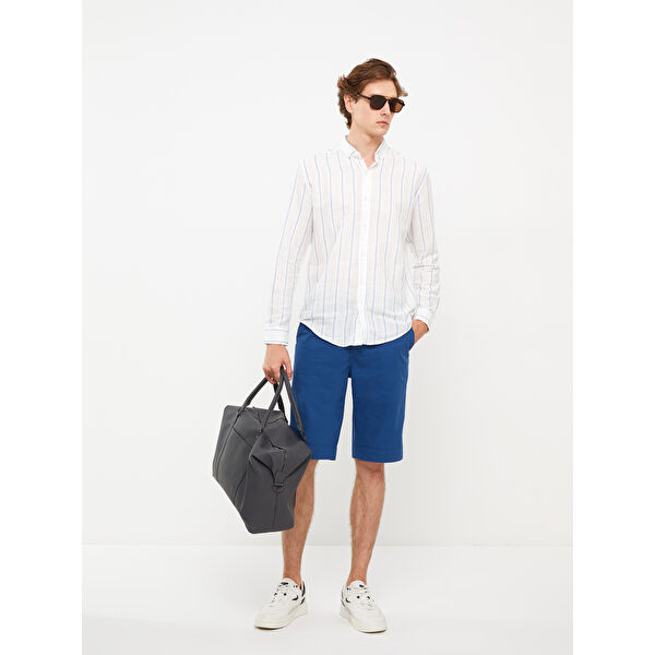 Standart Kalıp Erkek Bermuda Şort Standart Kalıp Erkek Bermuda Şort