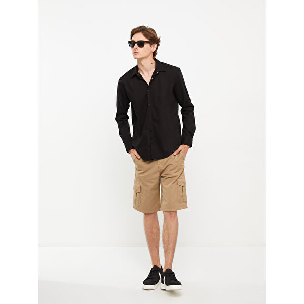 Standart Kalıp Erkek Kargo Şort