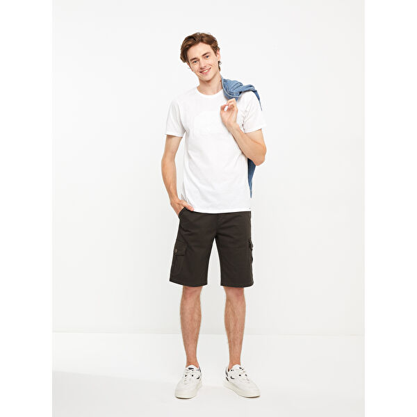 Standart Kalıp Erkek Kargo Şort