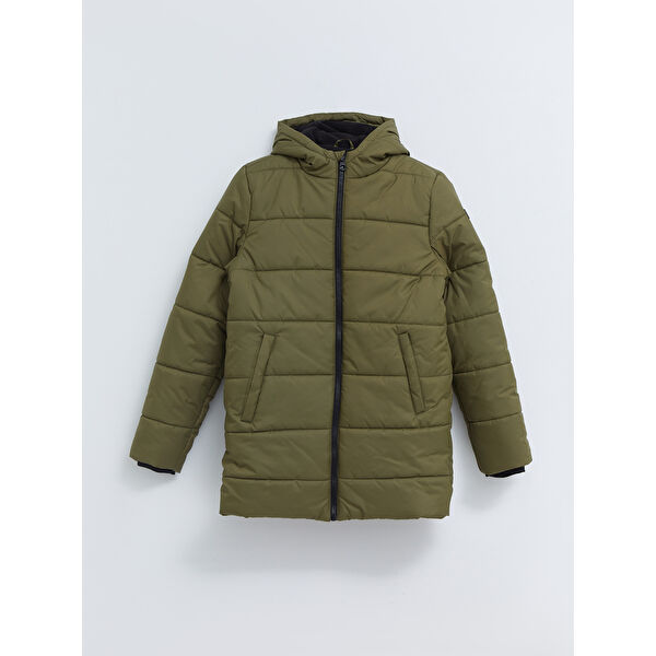 Kapüşonlu Basic Erkek Çocuk Şişme Mont