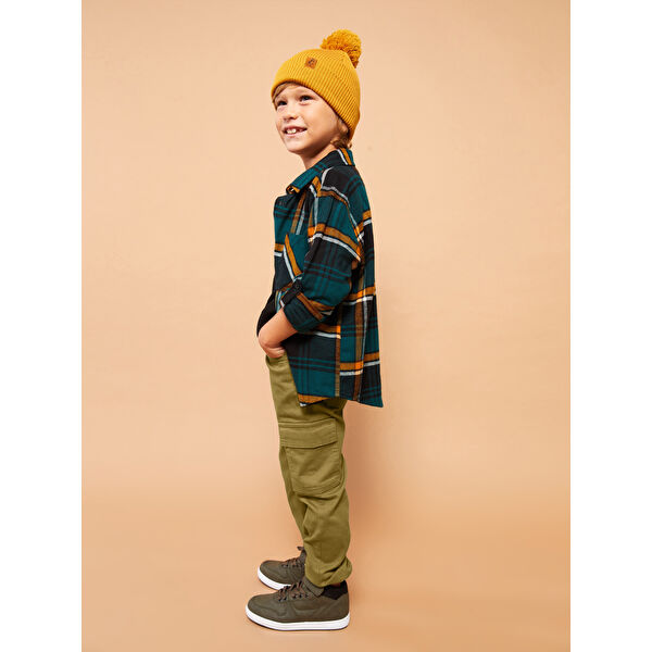 Beli Lastikli Erkek Çocuk Kargo Pantolon Beli Lastikli Erkek Çocuk Kargo Pantolon