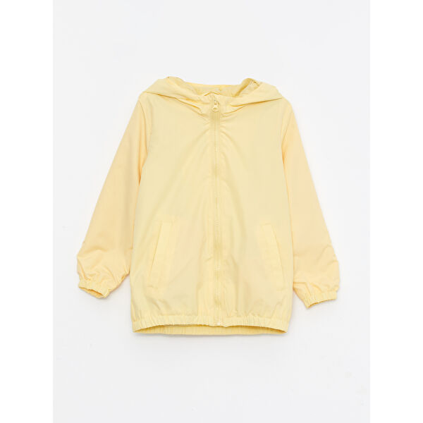 Kapüşonlu Basic Kız Çocuk Mont