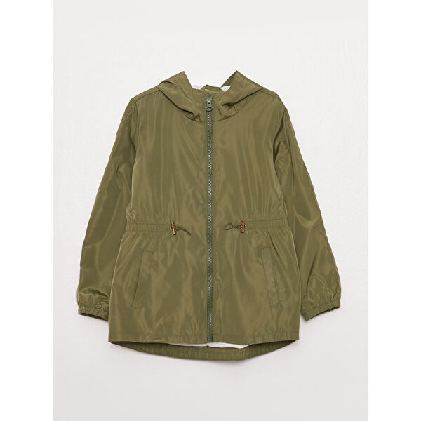 Kapüşonlu Basic Uzun Kollu Kız Çocuk Mont Kapüşonlu Basic Uzun Kollu Kız Çocuk Mont