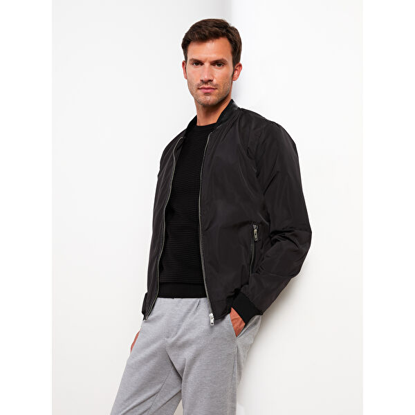 Slim Fit Kolej Yaka Erkek Mont Slim Fit Kolej Yaka Erkek Mont