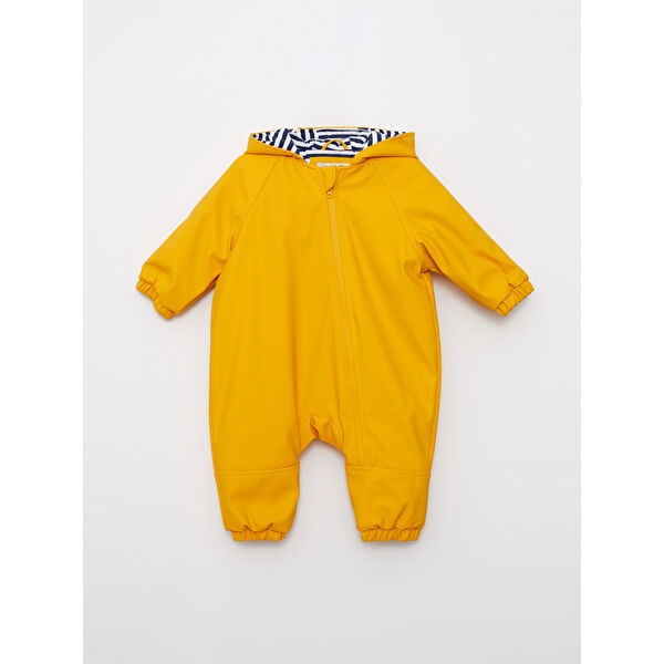 Kapüşonlu Uzun Kollu Unisex Bebek Astronot Mont Kapüşonlu Uzun Kollu Unisex Bebek Astronot Mont