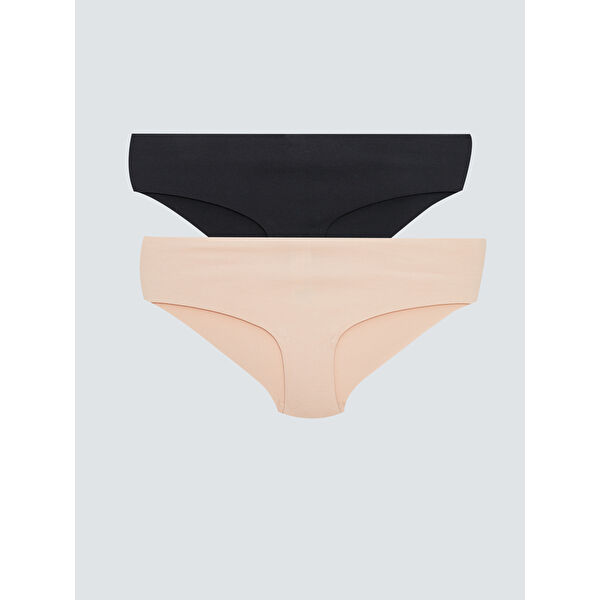 Düz Kadın Hipster Külot 2'li Paket