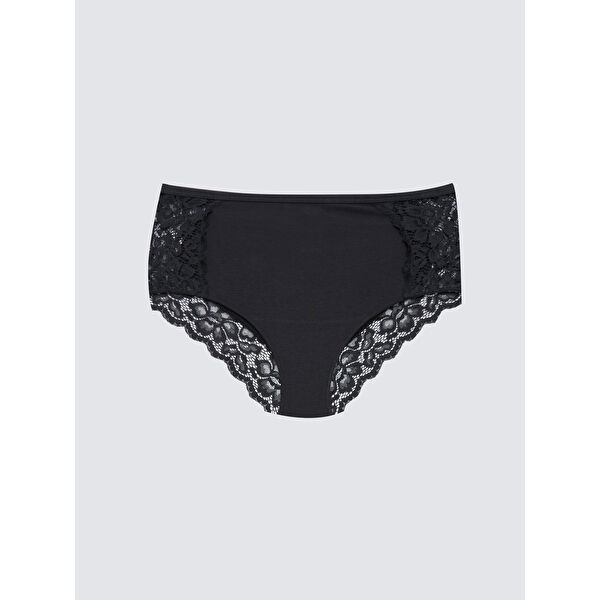 Dantel Detaylı Klasik Kadın Külot