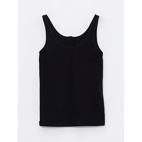 U Yaka Düz Kadın İç Giyim Atlet