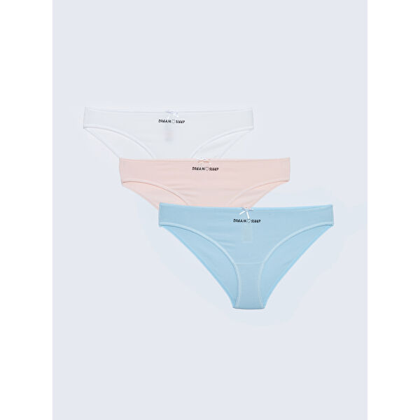 Baskılı Bikini Külot 3'lü Paket Baskılı Bikini Külot 3'lü Paket