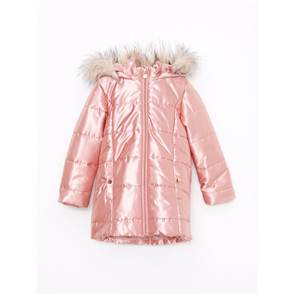 Kapüşonlu Basic Kız Çocuk Mont Kapüşonlu Basic Kız Çocuk Mont