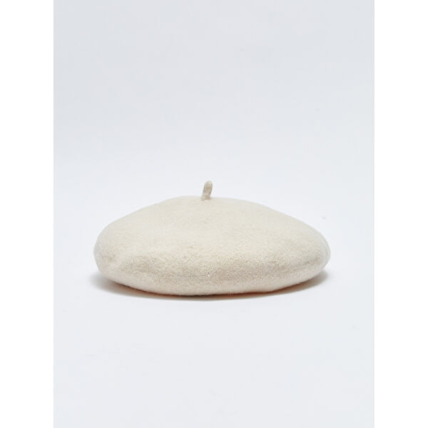 Düz Kadın Kaşe Ressam Şapkası Düz Kadın Kaşe Ressam Şapkası