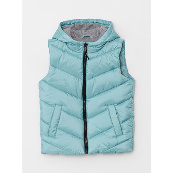 Kapüşonlu Erkek Çocuk Şişme Yelek