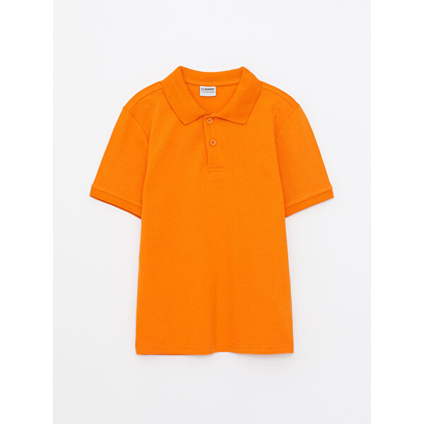 Polo Yaka Basic Kısa Kollu Pamuklu Erkek Çocuk Tişört Polo Yaka Basic Kısa Kollu Pamuklu Erkek Çocuk Tişört