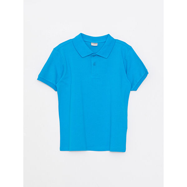 Polo Yaka Basic Kısa Kollu Pamuklu Erkek Çocuk Tişört Polo Yaka Basic Kısa Kollu Pamuklu Erkek Çocuk Tişört