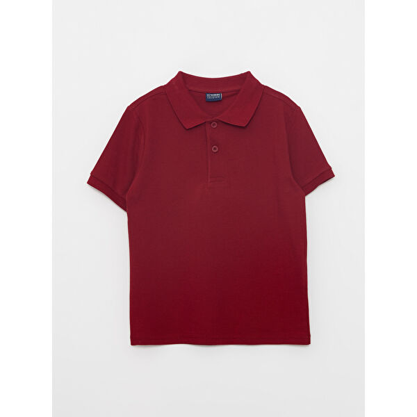 Polo Yaka Basic Kısa Kollu Pamuklu Erkek Çocuk Tişört