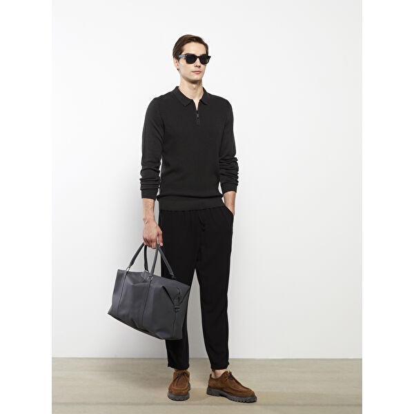 Polo Yaka Uzun Kollu Erkek Triko Kazak Polo Yaka Uzun Kollu Erkek Triko Kazak