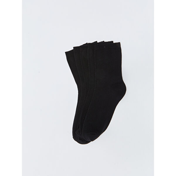 Düz Kadın Soket Çorap 5'li Paket