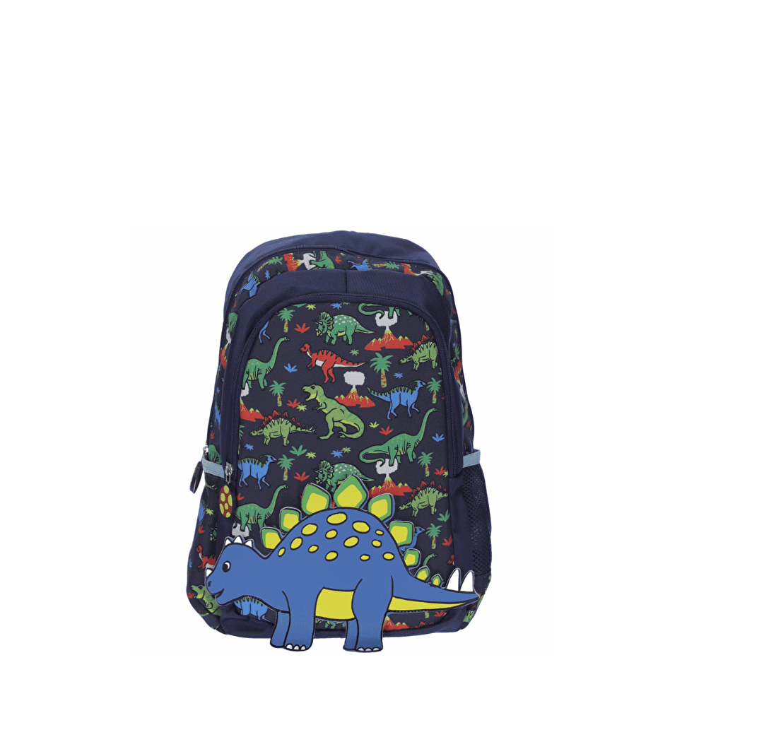 Dinozor Patchli Erkek Çocuk Sırt Çantası