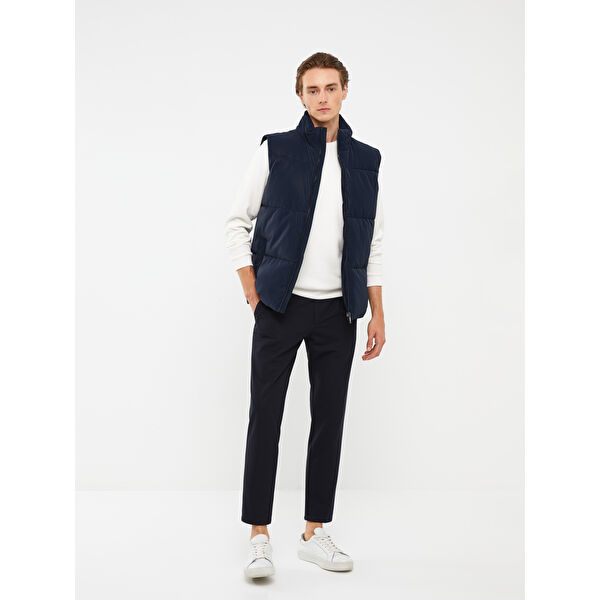 Slim Fit Örme Erkek Pantolon