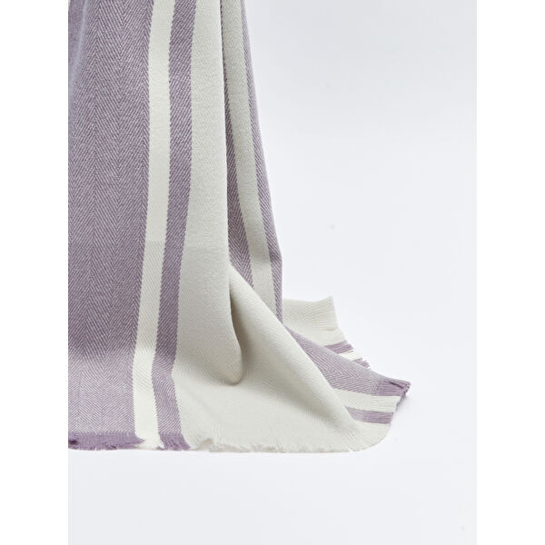 Saçaklı Ekose Desenli Kadın Atkı Saçaklı Ekose Desenli Kadın Atkı