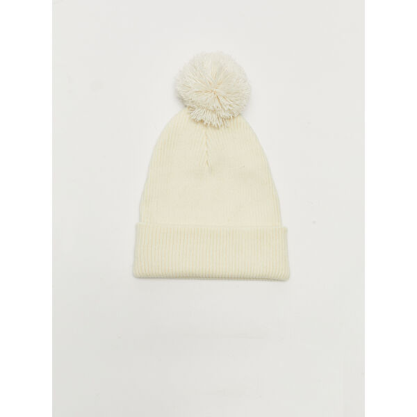 Basic Kız Bebek Triko Bere Basic Kız Bebek Triko Bere