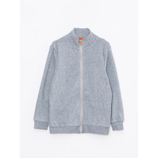 Dik Yaka Basic Uzun Kollu Polar Erkek Çocuk Pijama Üst Dik Yaka Basic Uzun Kollu Polar Erkek Çocuk Pijama Üst