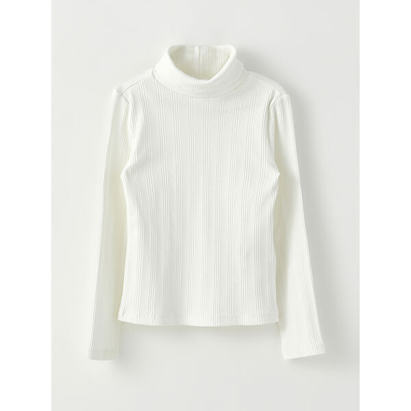 Balıkçı Yaka Basic Uzun Kollu Kız Çocuk Tişört Balıkçı Yaka Basic Uzun Kollu Kız Çocuk Tişört