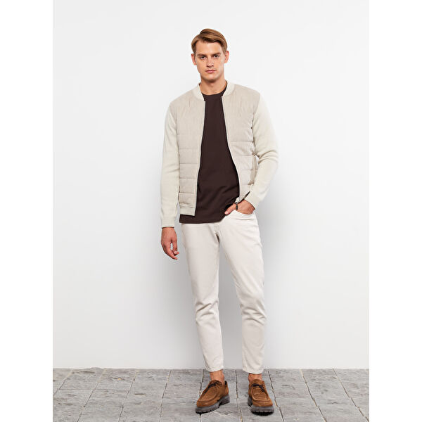 Slim Fit Kolej Yaka Erkek Triko Mont Slim Fit Kolej Yaka Erkek Triko Mont